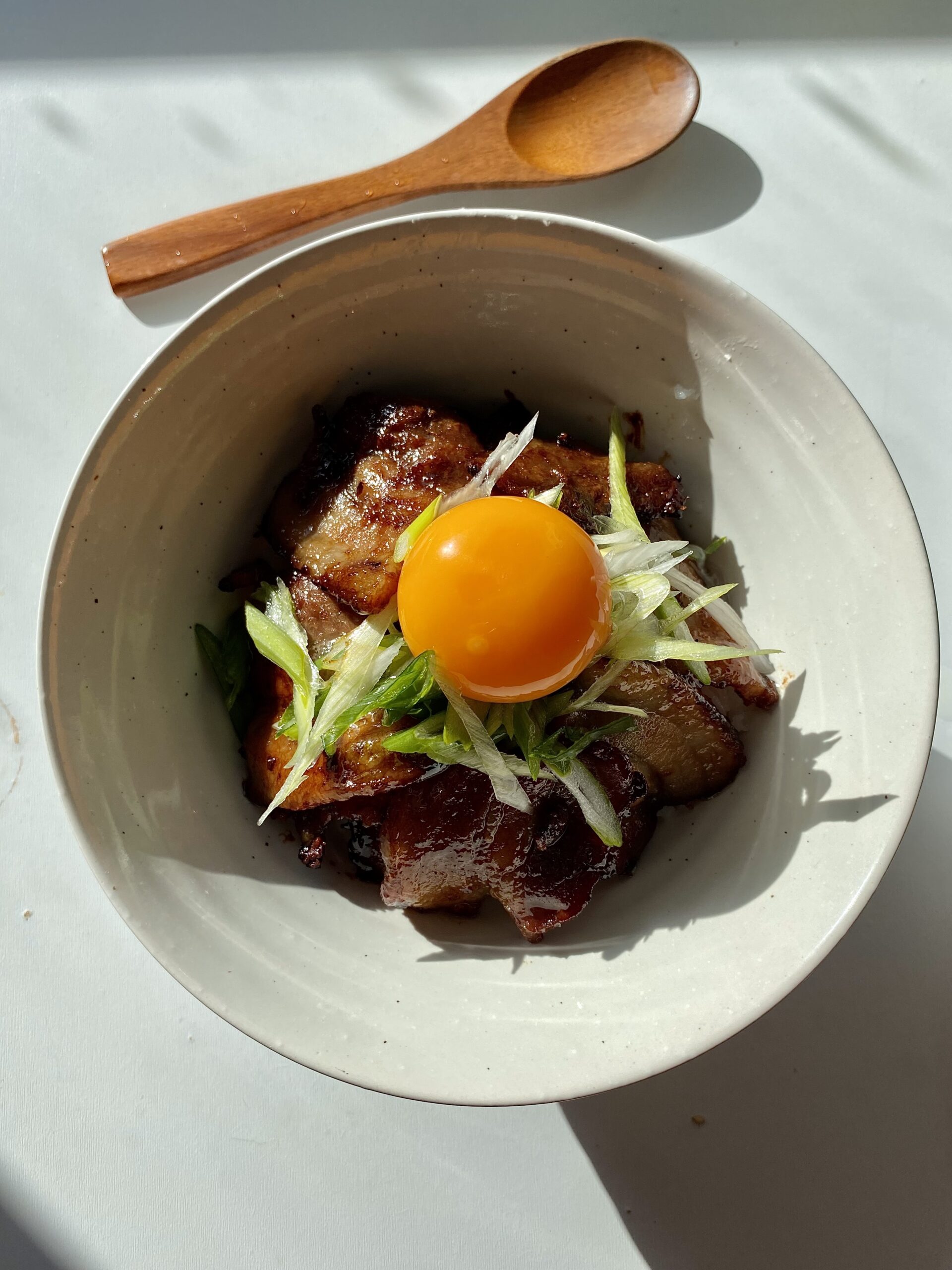 Pork belly bowl (Buta Don) - easyjapaneserecipe