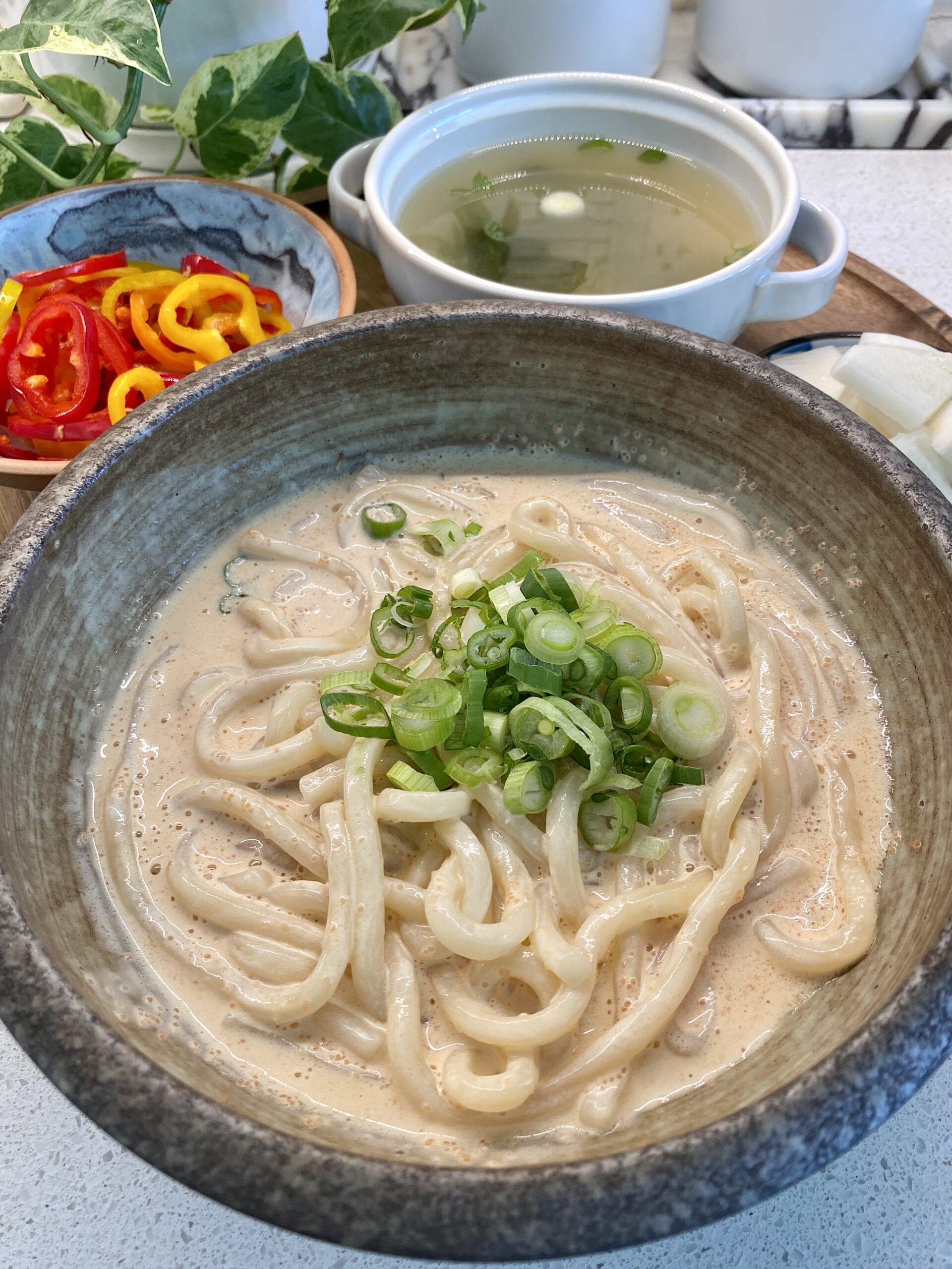 Creamy Mentaiko Udon - easyjapaneserecipe